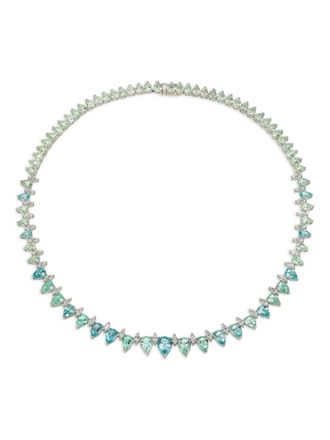 Anabela Chan collier Ovean Infinity à saphirs et diamants - Bleu