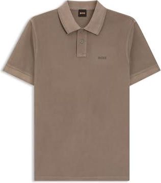 BOSS Hommes Prime Polo en piqu&eacute; de Coton avec Logo imprim&eacute;