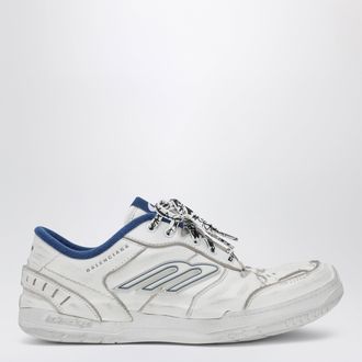 Balenciaga Wei&szlig;/blaue Hamptons Worn-Out Sneakers