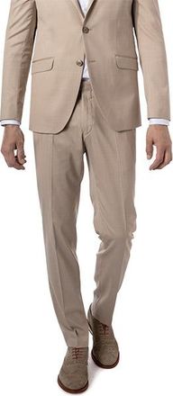 Daniel Hechter Herren Hose beige Schurwoll-Stretch