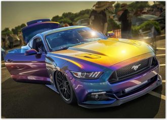 Generic H4574M_PL1G Foto-Poster, 70 x 50 cm, tolles Auto