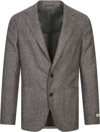 Canali Homme, Vestes, Brun, Taille: 2XL Kei Blazer
