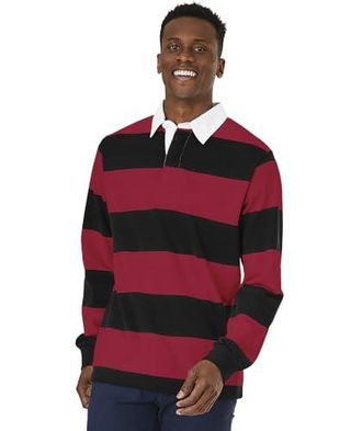 Charles River Apparel Chemise pour Homme, Noir/Rouge., L