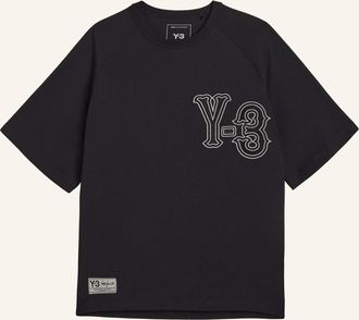 Yohji Yamamoto Y-3 Elite 5 Gfx Kurz&auml;rmeliges T-Shirt schwarz