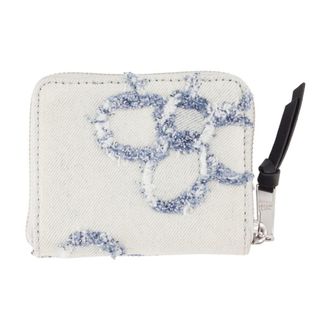 Marc Jacobs Womens The Mini Compact Wallet - Marc Jacobs Cotton Blue Accessories