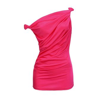Pinko Gl&auml;nzendes Jersey Tank Top - - Tops - Damen - Rosa - XS