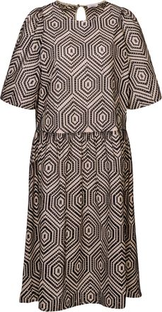 Seidensticker Damen Blusenkleid Kleid, Beige, 40