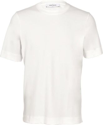 Gran Sasso Homme, Tops, Blanc, Taille: 3XL Crew Neck T-Shirt