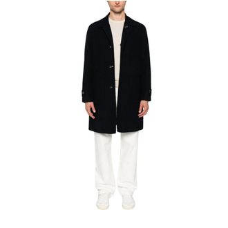 Eleventy Wende-Einreiher-Mantel - - Coats - Herren - Schwarzk - M