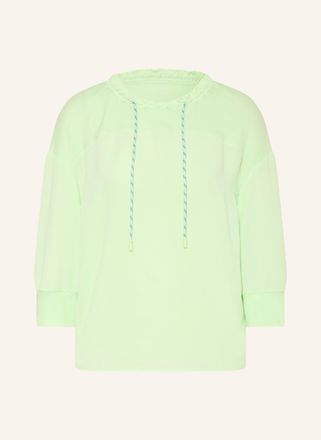 Marc Cain Blusenshirt Im Materialmix Mit 3/4-Arm gruen