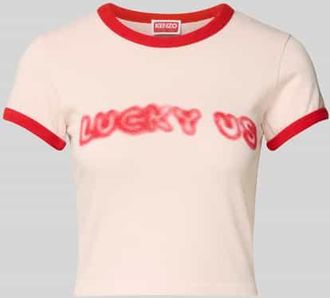 Kenzo Cropped T-Shirt aus reiner Baumwolle