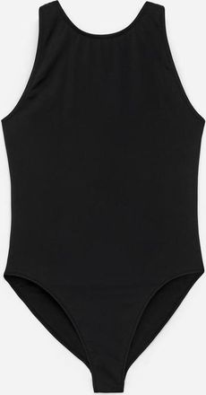 Arket Badeanzug Mit Racerback -Schwarz