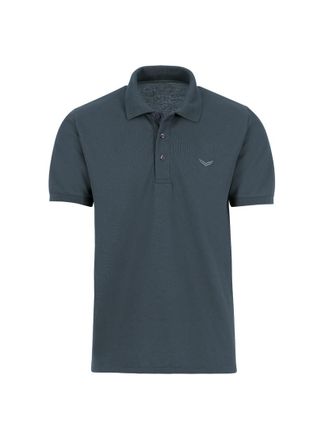 Trigema Herren Poloshirt 621601, Gr. Small, Grau (anthrazit 018)