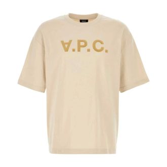 A.P.C. A.p.c., Homme, Tops, Blanc, Taille: L T-shirt Oversize Grand VPC