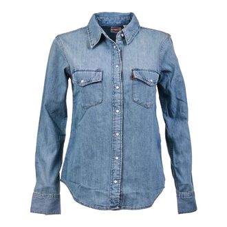 Levi's Iconic Western Shirt - - Blouses & Shirts - Damen - Blau - XS