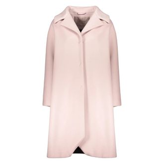 Herno Woll-Kaschmir-Mantel mit Revers - - Coats - Damen - Rosa - S