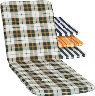 Beo Sonnenliege Auflage Waschbar Bali | Made in EU nach Öko-Tex Standard | Atmungsaktive Auflage Gartenliege mit Gummi-Halteband | UV-beständige Liegestuh