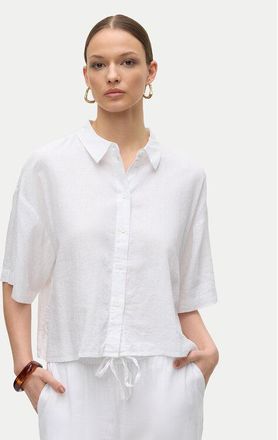 Vero Moda Hemd Linn 10306820 Wei&szlig; Relaxed Fit