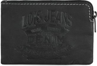 Lois Geldbeutel & Schlüsseltasche Klein - Schlüsseletui Schlüsseltasche - Schlüsseletui Leder - Autoschlüssel Tasche - Schlüssel Etui, Schwarz