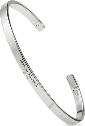 Maison Margiela Armspange mit Logo - Silber