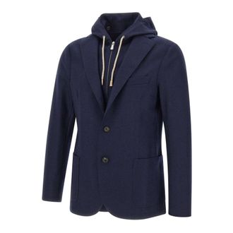 Eleventy Removable-Bib Blazer - - Jackets - Herren - Blau - L
