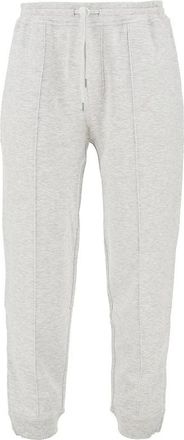 Brunello Cucinelli Pantalon de jogging en jersey double m&eacute;lang&eacute; - Homme - Pantalons - Gris - Taille: S