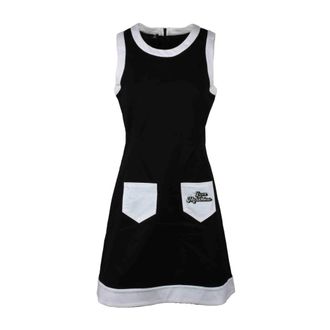 Love Moschino Schwarzes &Auml;rmelloses A-Linie Minikleid - - Dresses - Damen - Schwarzk - S