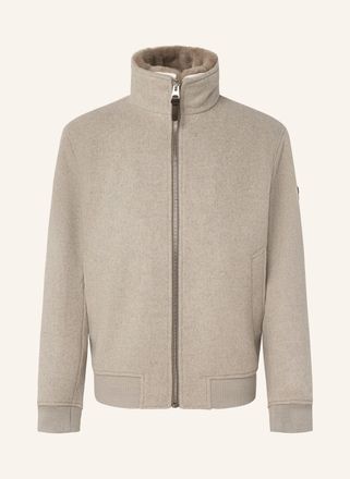 Joop Jacke Milton Mit Abnehmbarem Kunstfell beige