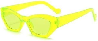 Generic Polygonal Trend Lunettes de soleil pour homme et femme, C, 35 EU