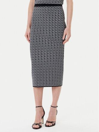 Michael Kors Bleistiftrock MT570J8HQG Grau Slim Fit