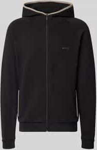 HUGO BOSS Regular Fit Sweatjacke aus Baumwoll-Mix