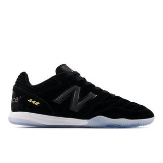 New Balance Homme 442 PRO IN LS V2 en Noir/Marron, Synthétique, Taille 40.5 Large