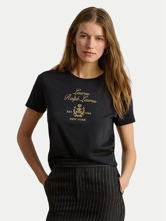 Lauren Ralph Lauren T-Shirt 200P13943001 Schwarz Regular Fit