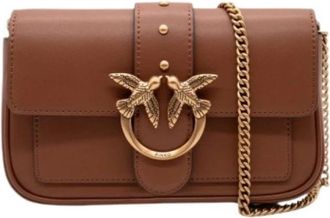 Pinko Pinko, Femme, Sacs, Brun, Taille: ONE Size Love One Pocket