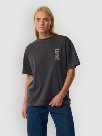 Rip Curl S-Series Oversized T-Shirt washed black