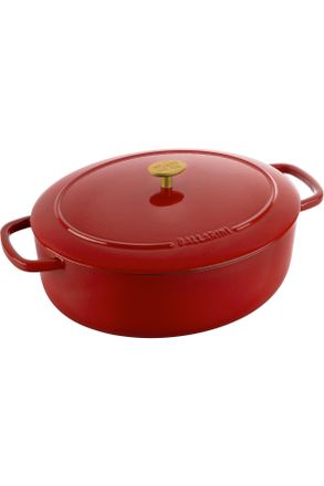 Ballarini Bräter Ballarini Bellamonte, Metall, 6,7 L, oval, backofengeeignet,backofengeeignet, Kochen, Töpfe, Bräter