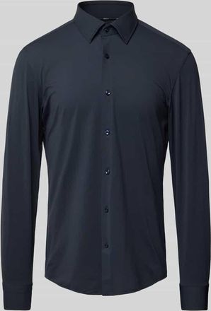 HUGO BOSS Slim Fit Business-Hemd mit Kentkragen Modell Hank