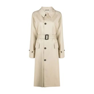 Maison Margiela Beiger Langer Trenchcoat - - Coats - Damen - Beige - XS
