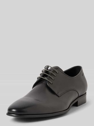 Digel Schn&uuml;rschuhe aus Leder mit Label-Detail