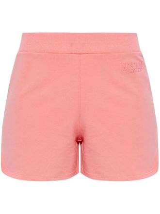 Moschino Shorts mit Logo - Rosa