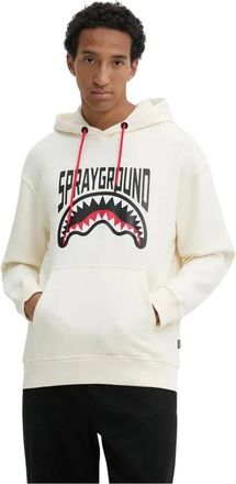 Sprayground Sprayground - Sweat &agrave; capuche avec logo graphique - Homme - Sweatshirts et sweats &agrave; capuche - Beige - Taille: XL