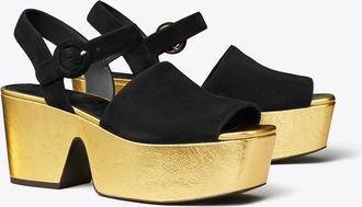 Tory Burch Damen Plateausandale