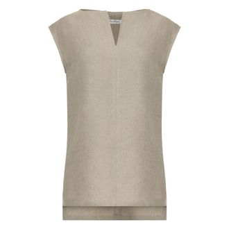 Max Mara &Auml;rmellose Oberteile - - Tops - Damen - Beige - S