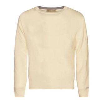 Woolrich Lambswool Crewneck - - Knitwear - Herren - Wei&szlig; - M