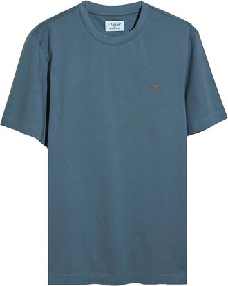 Farah T-Shirt f&uuml;r Herren, Regul&auml;r (Kreide Blau)