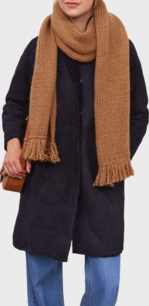 Gerard Darel Manteau long en mouton - Edena - Marine