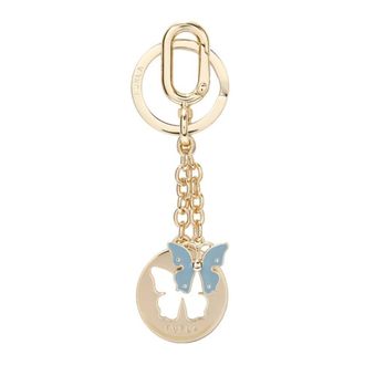 Furla Femme, Accessoires, Jaune, Taille: ONE Size Crystal Keyring Butterfly