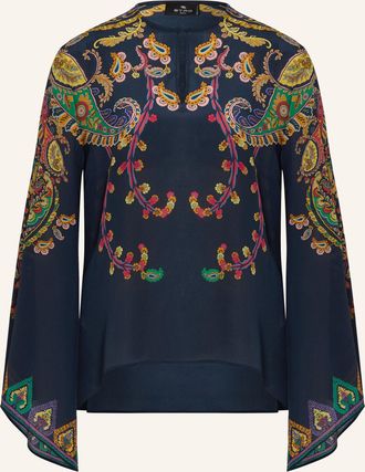 Etro Etro Blusenshirt Aus Seide blau