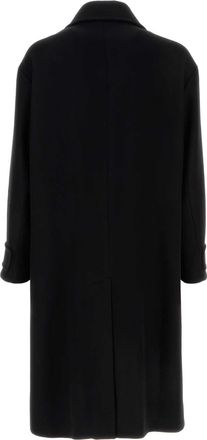 Giorgio Armani Virgin Wool and Cashmere Coat - Black