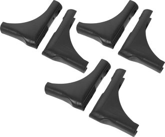 Holibanna 6 St&uuml;ck Beinkappen f&uuml;r W&auml;schest&auml;nder rutschfeste Gummif&uuml;&szlig;e mit 90&deg; Eckschutz Wetterfeste Schutzkappen f&uuml;r Hartholzb&ouml;den und Klappst&uuml;hle Universelles Z